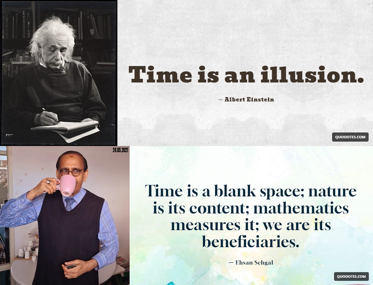 Time is a Blank Space; Nature is its Content; Mathematics Measures It ...