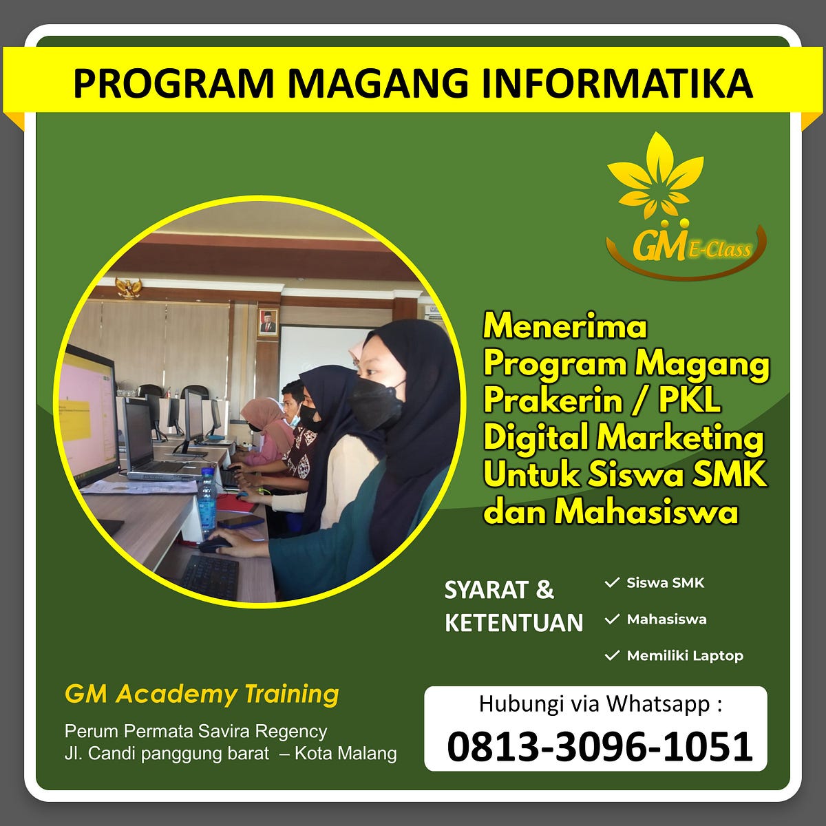 PROFESIONAL!!! WA 0813–3096–1051, Tempat Magang SMK Jurusan Manajemen ...