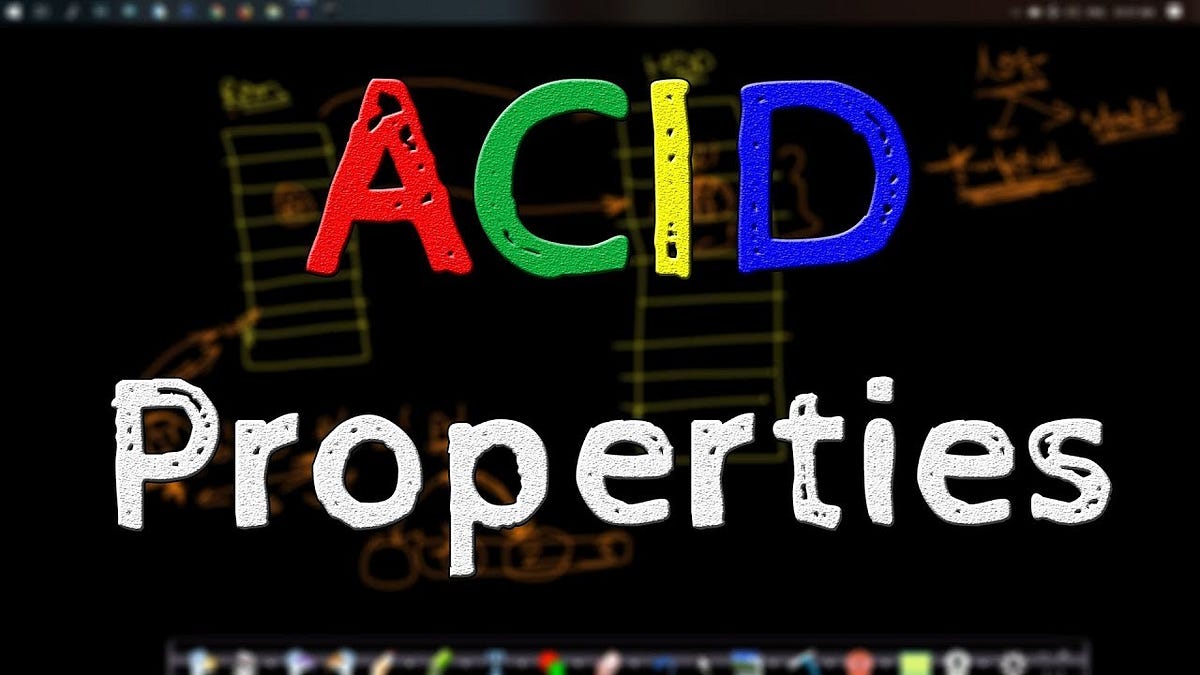 Acid Properties In Sql Transactions System In The Database Has… By