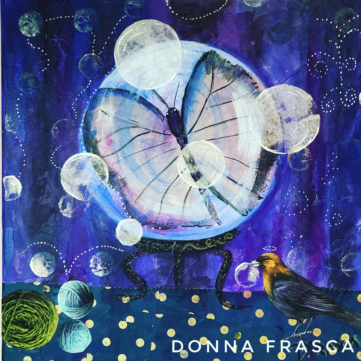 The Butterfly In The Bubble. Why would a butterfly be in a bubble… | by Donna Frasca 👁️ | New ...