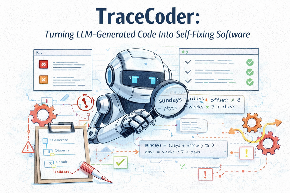 TraceCoder: Turning LLM‑Generated Code Into Self‑Fixing Software | by ...