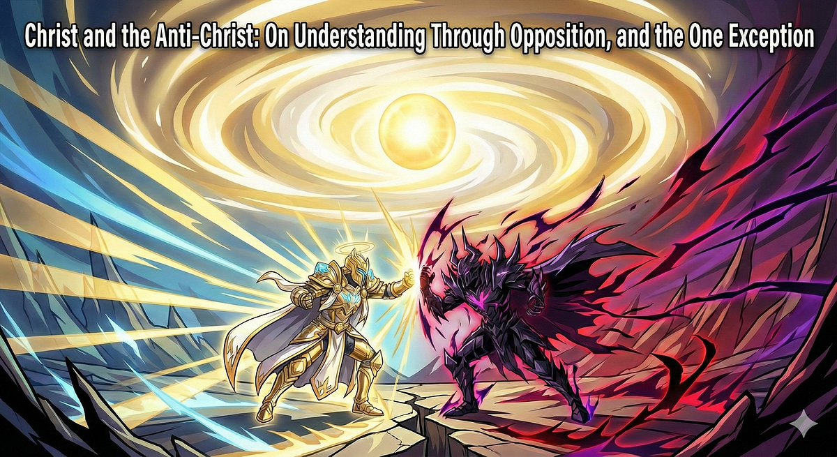 Christ and the Anti-Christ: On Understanding Through Opposition, and ...