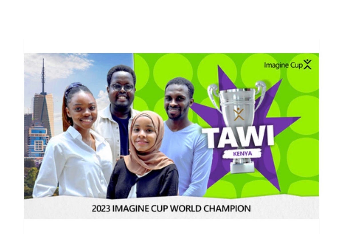 Microsoft imagine cup 2023 team winner from kenya . | by Johnadjanohoun ...