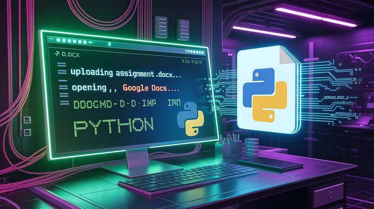 I Was Done Uploading Assignments Manually — So I Built a Python Hack ...