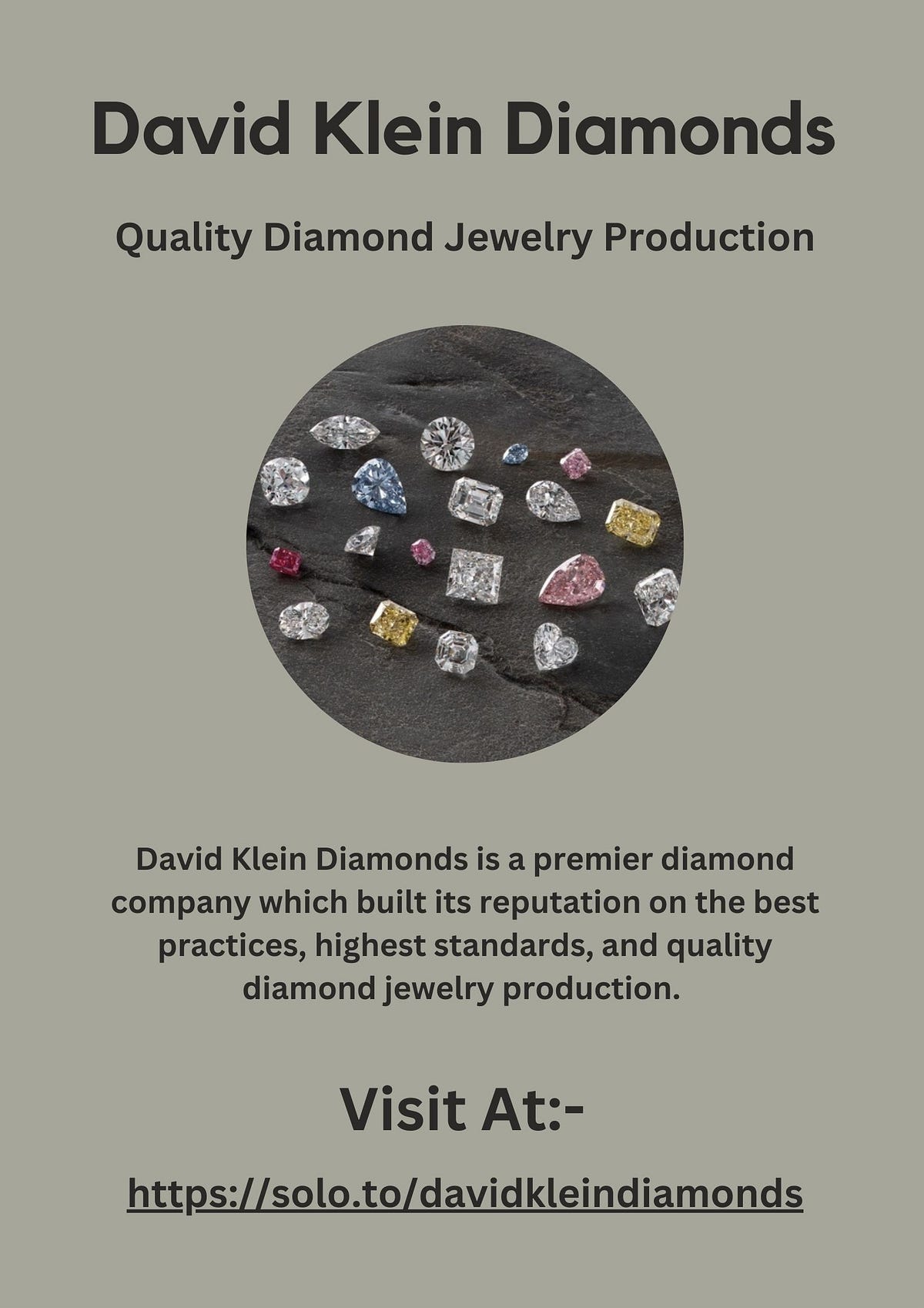 David Klein Diamonds — Quality Diamond Jewelry Production - David Klein ...