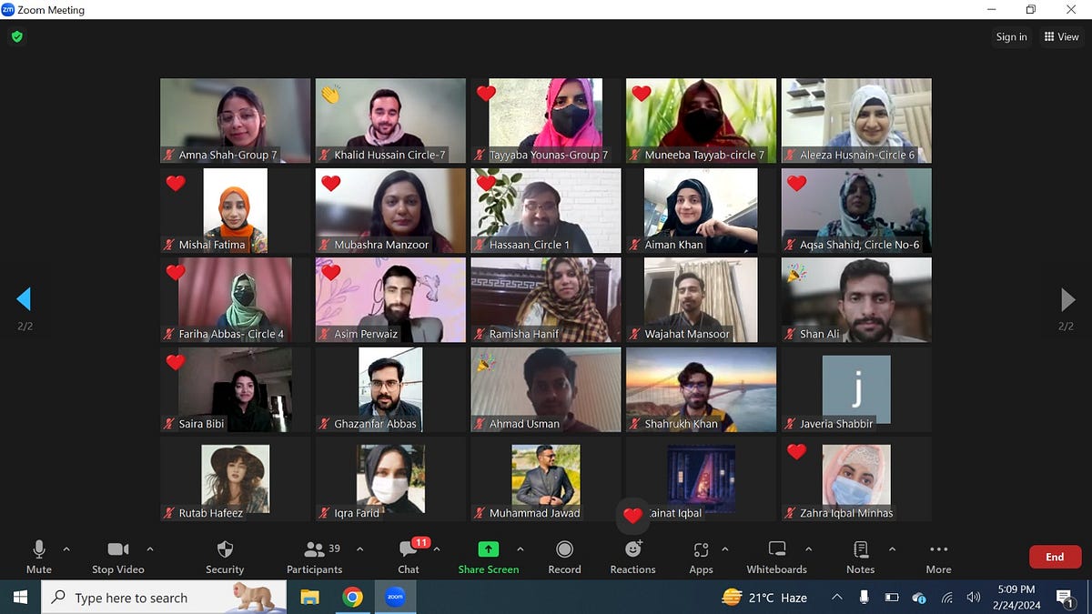 Nurturing Connections and Cultivating Growth: “The Amal Fellowship Experience” | by Ghazanfar ...