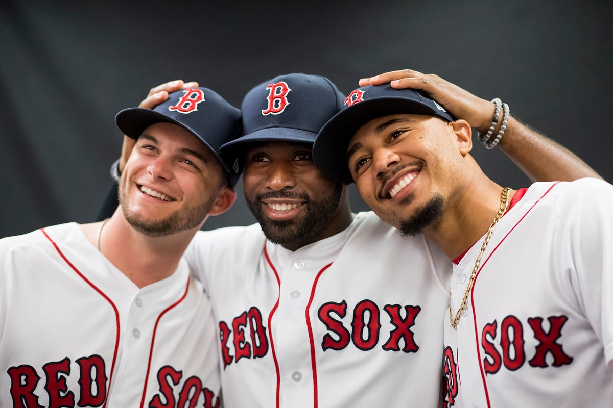 Red Sox pose for Photo Day. Early this morning, the full Boston Red ...