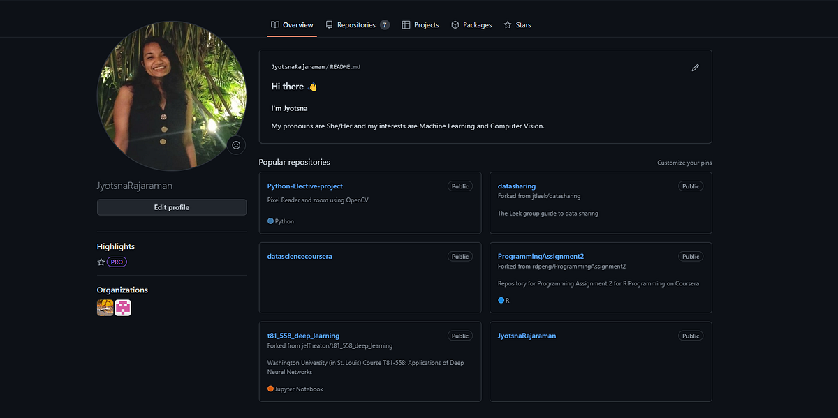 Building A Github Account X 100 Days Of Code Day 0 By Jyotsna Rajaraman Towards Dev