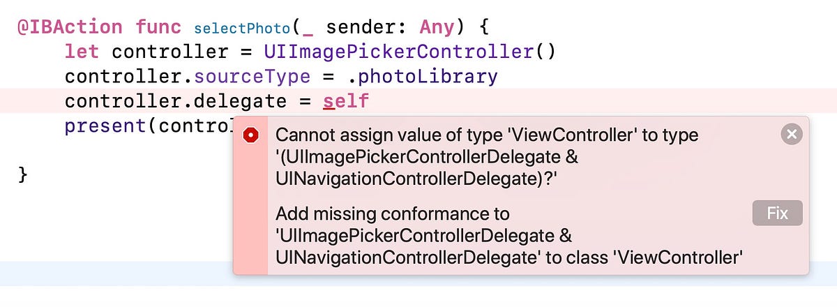 利用 Add Missing Conformance 的 Fix 遵從 Protocol 彼得潘的 Swift Ios App 開發問題解答集 Medium 4583