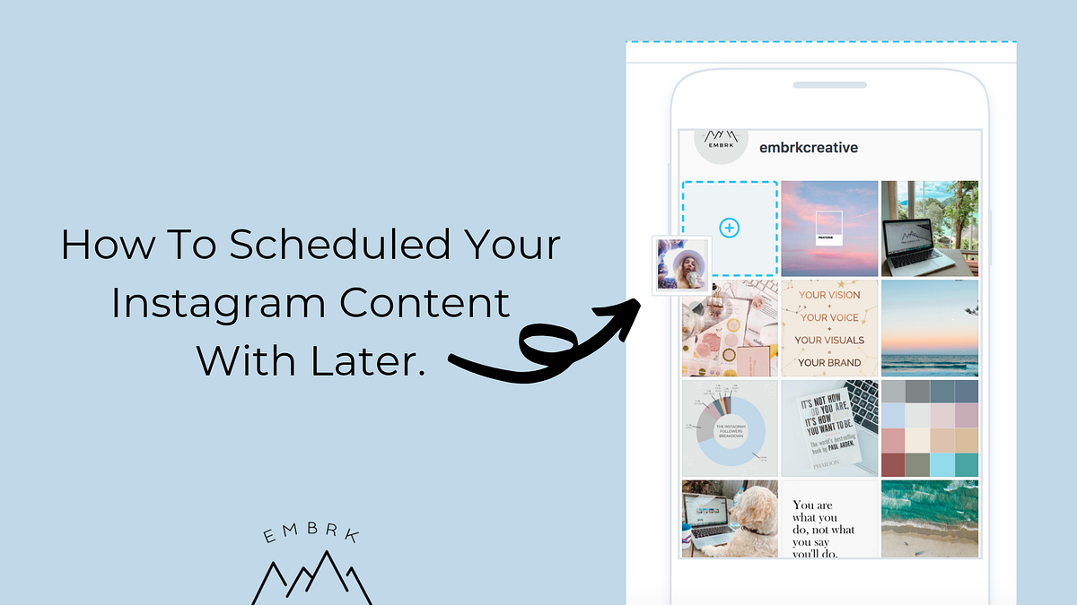 How To Scheduled Your Instagram Content With Later. | by Sophie ...
