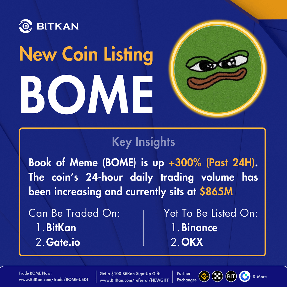 Where To Buy Book of Meme (BOME)— BitKan Crypto Broker Exchange | by ...
