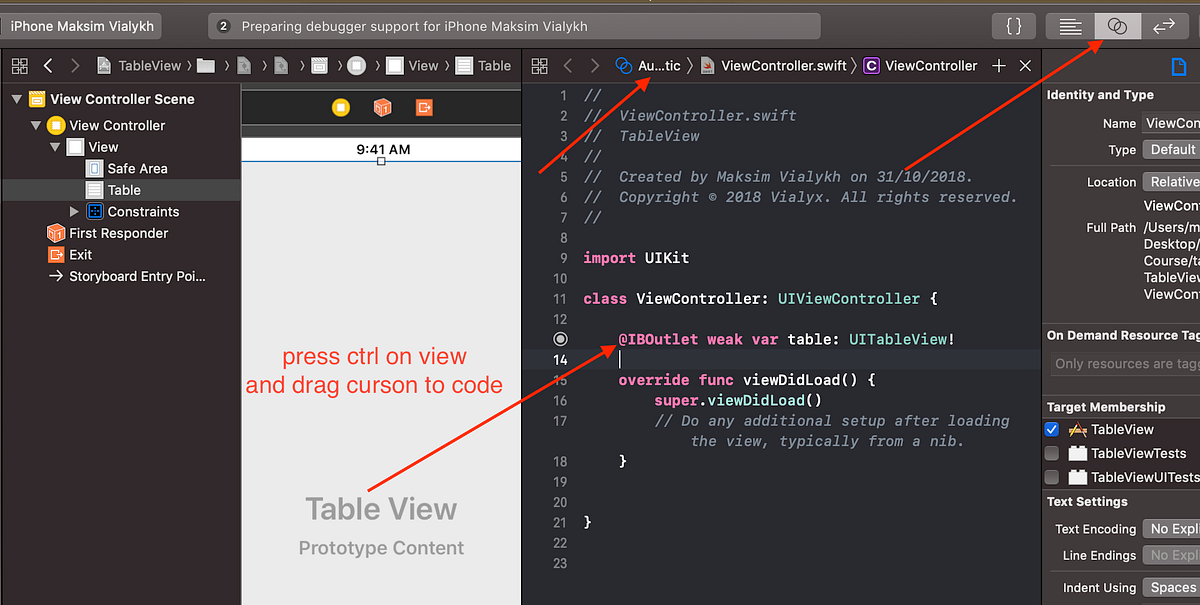 iOS Dev Course: UITableView. How to make infinity feed using just… | by Maksim Vialykh | Medium