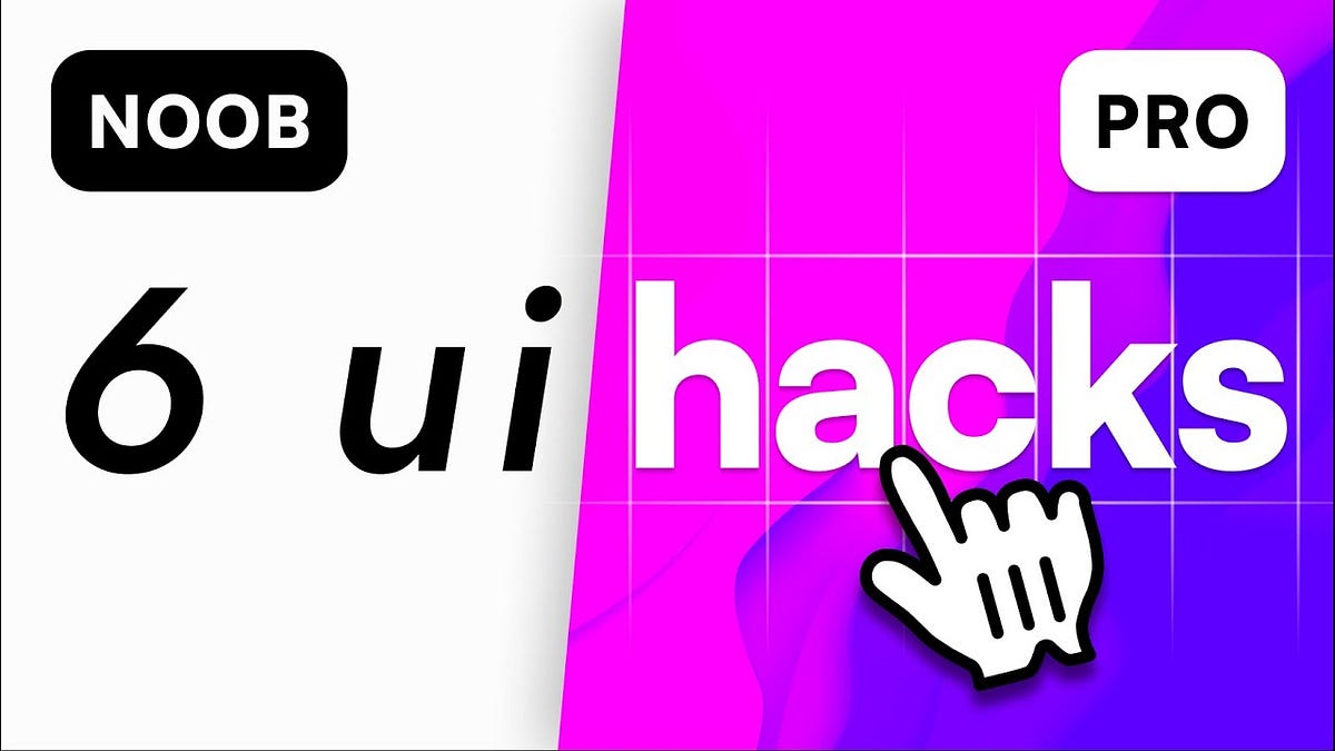 6 Typography Hacks to Take Your UI from “Meh” to “Wow!” | by Aishi ...