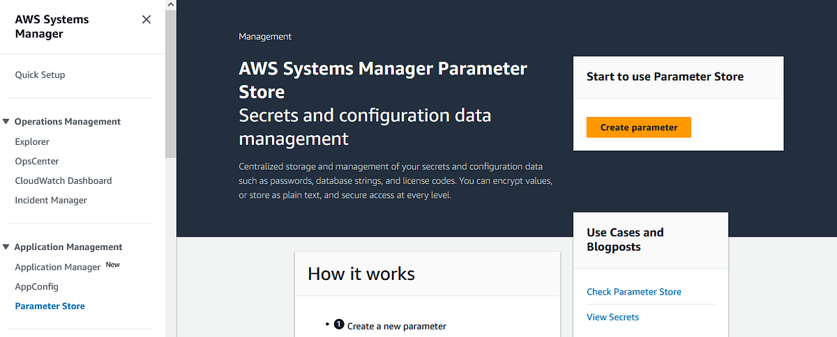 Amazon API Gateway and an Integration to AWS Systems Manager’s Parameter Store | by Fatma ...