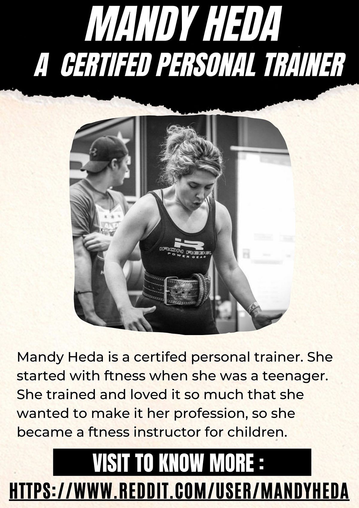 Mandy Heda — A Certifed Personal Trainer - Mandy Heda - Medium