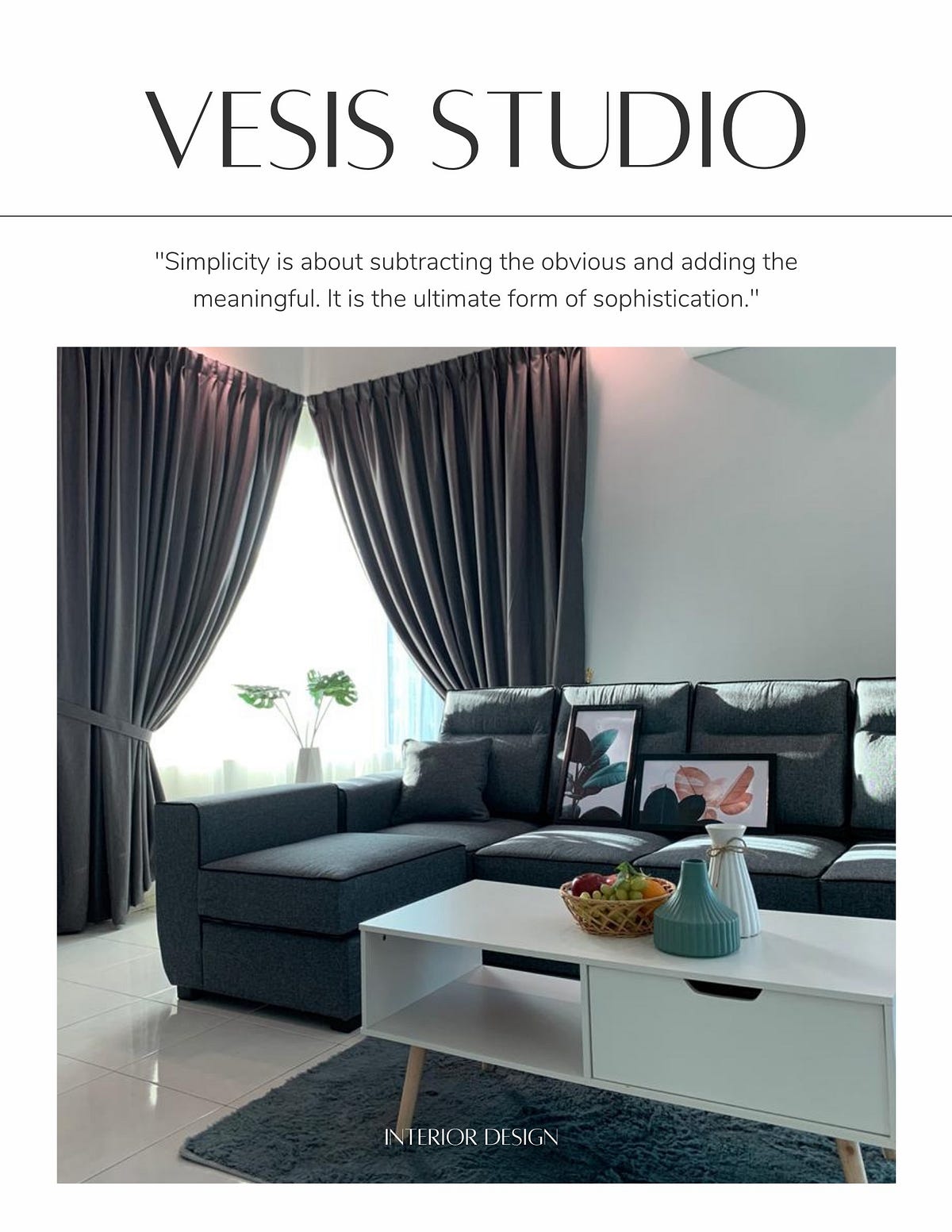 VESIS: “Less is More” — The Simple Minimalist Home | by Vesis Interior Studio | Medium