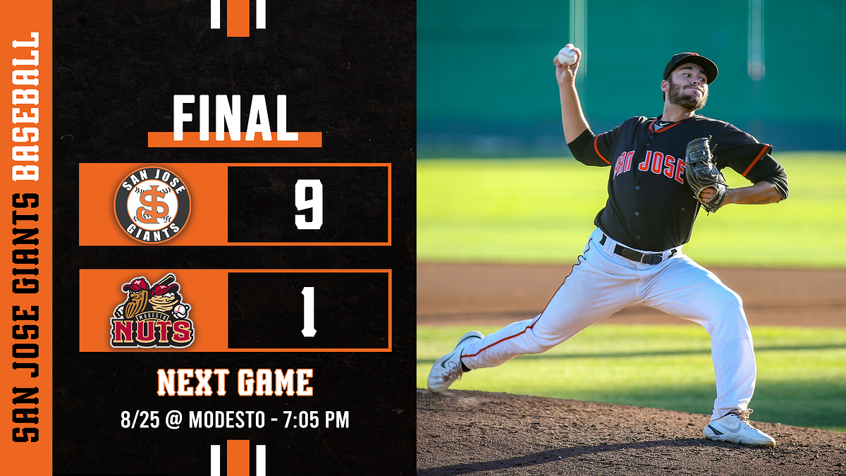 Sinacola Sensational, Giants Roll To 9–1 Victory | by sjgiants | Inside ...
