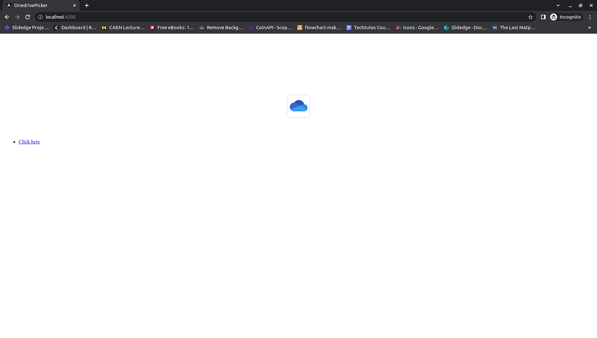 Onedrive picker in angular, One Drive, Onedrive chooser, angular ...