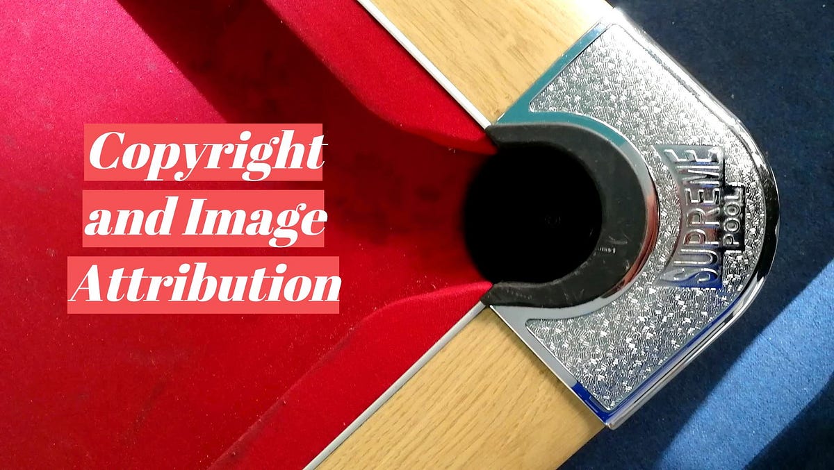 Copyright and Image Attribution. Copyright | by George Jackson | Medium