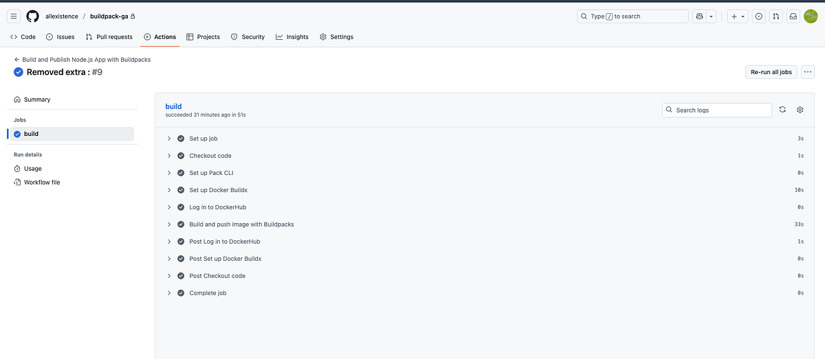 Automate Docker image creation with BuildPack and Github Actions | by ...