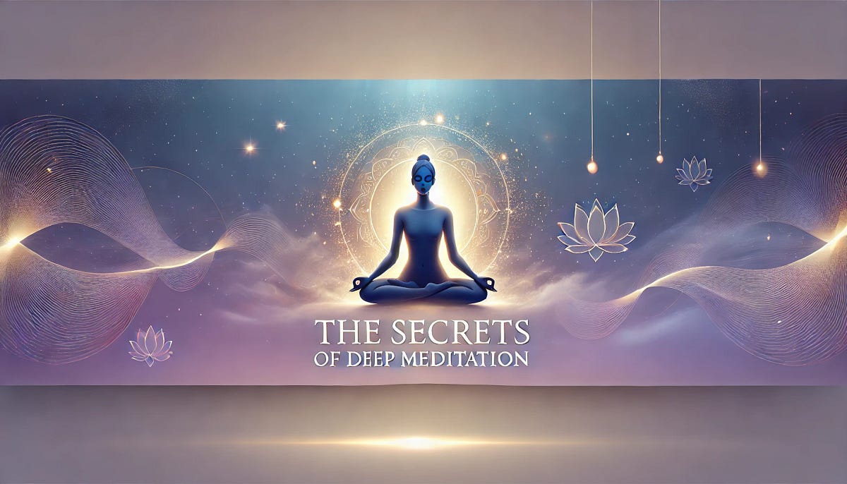 The Secrets of Deep Meditation. Meditation has been practiced for… | by ...
