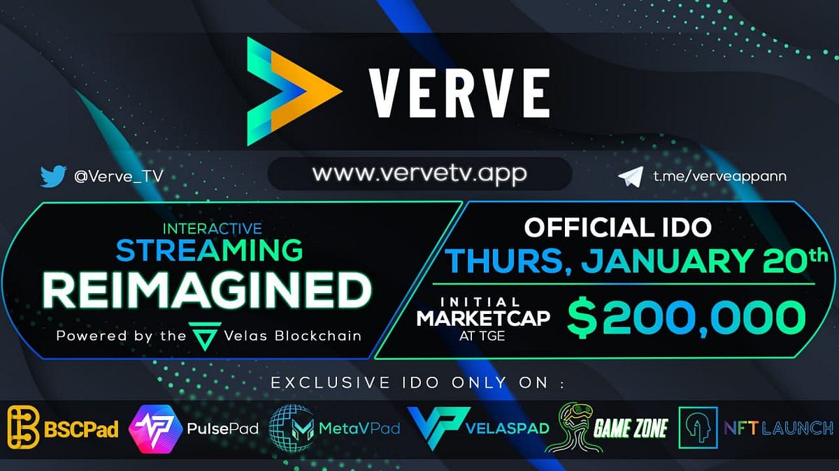 Introducing Verve: The Creator-Centric Streaming and Community Building ...