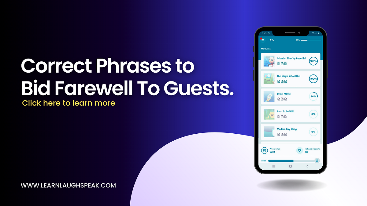 Thank-You and Farewell: 6 Great Phrases to Use When Saying Goodbye to ...