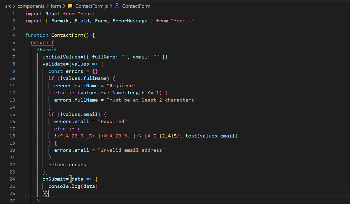 Forms with Formik — Gatsby — Netlify | by Thao Truong | Medium