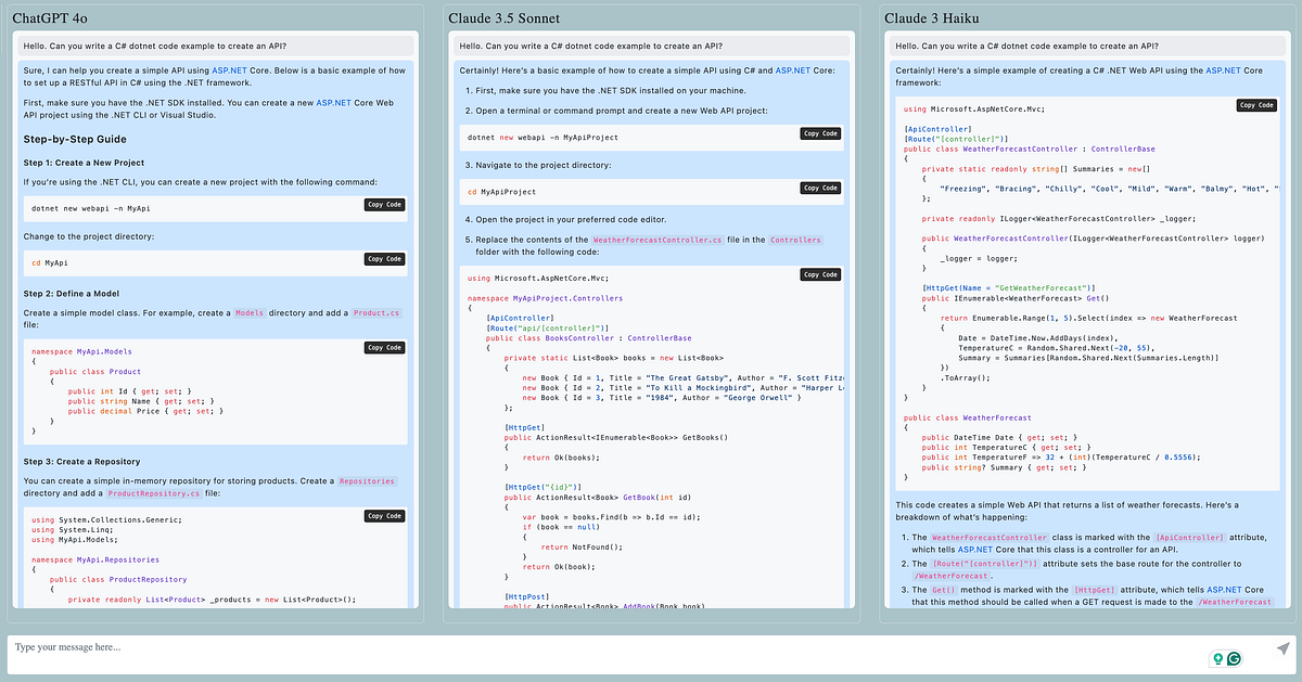 Introducing MultiChat: The Power of Multiple AI Models at Your Fingertips | by ModelFusion | Medium