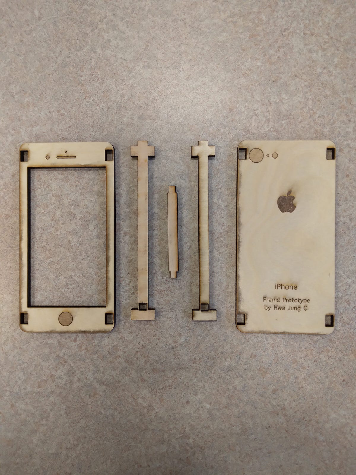 Laser Cut Smartphone Frame. Designing and building a 2.5D… | by Hwa ...