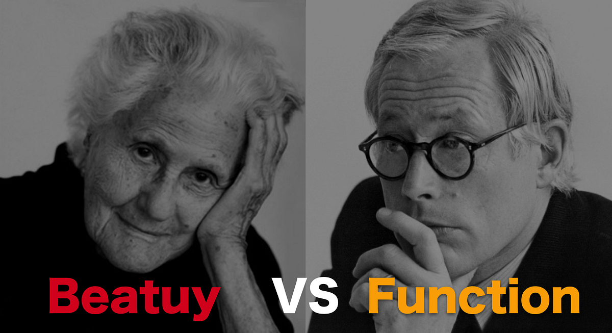 Form over Function or Function over Form? When beauty is in the eye of ...