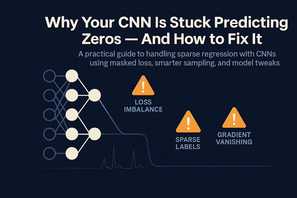 Why Does My CNN Predict Constant Values for Sparse Regression? | by Priyansu Samantray | Jun ...