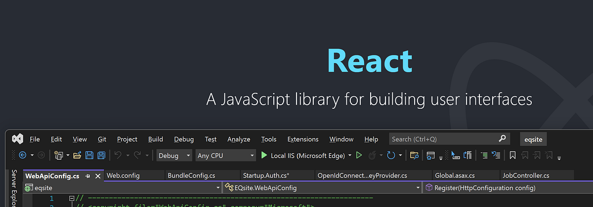 Creating a Modern React Single Page App in ASP.NET MVC | by C | Medium