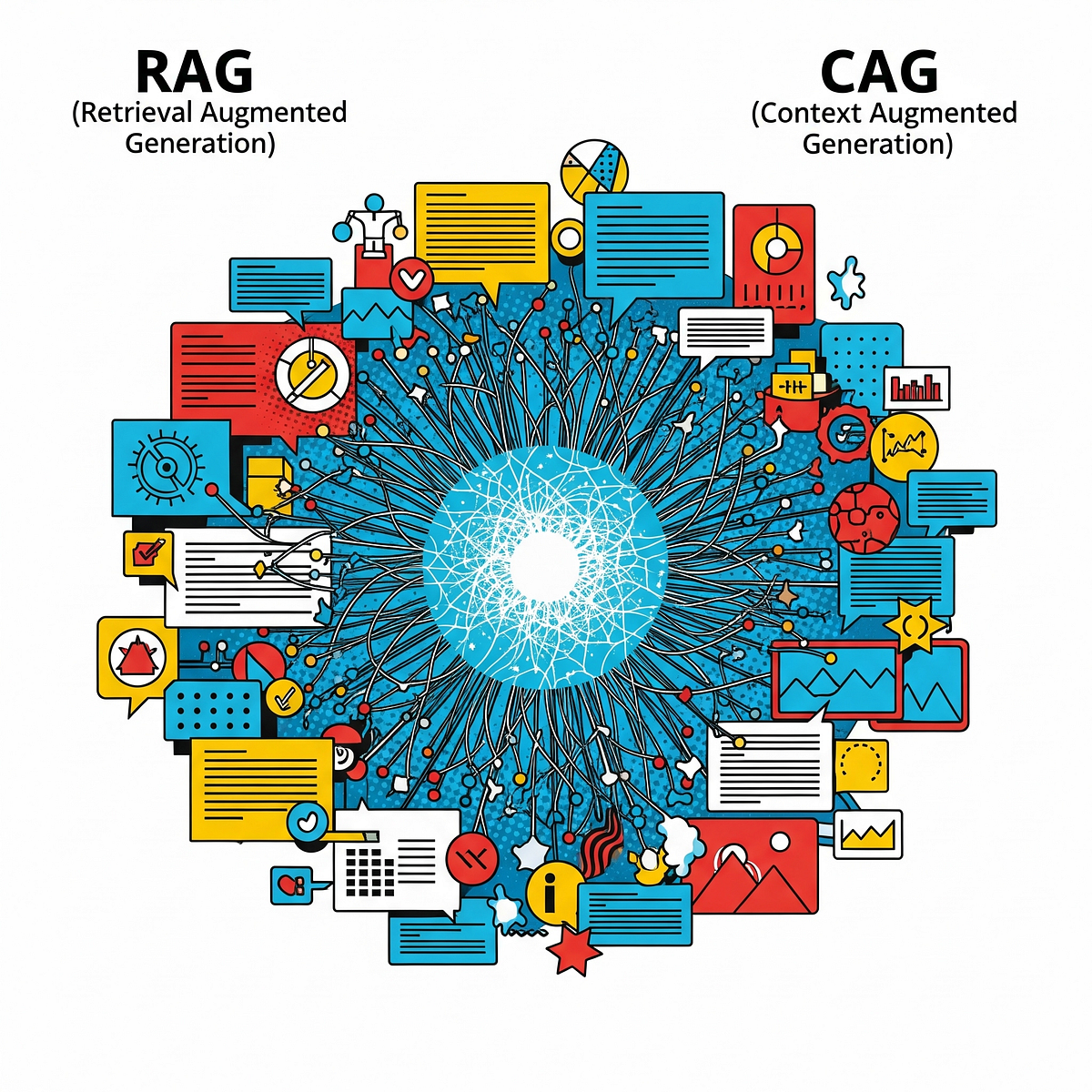 RAG (retrieval augmentation generation) vs CAG (context augmentation ...