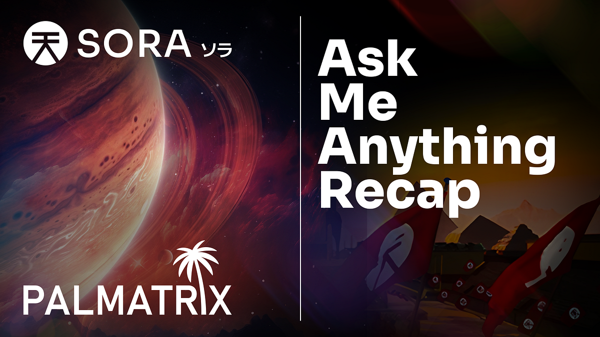 SORA x Palmatrix AMA. The Palmatrix team answered the SORA… | by SORA | SORA | Jun, 2024 | Medium