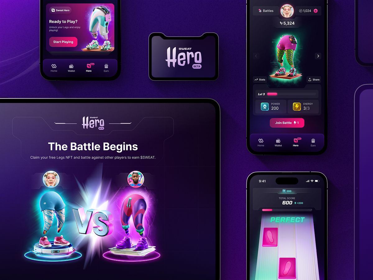Building Sweat Hero: A Journey into Web3 Mobile Gaming | Muzli - Design ...