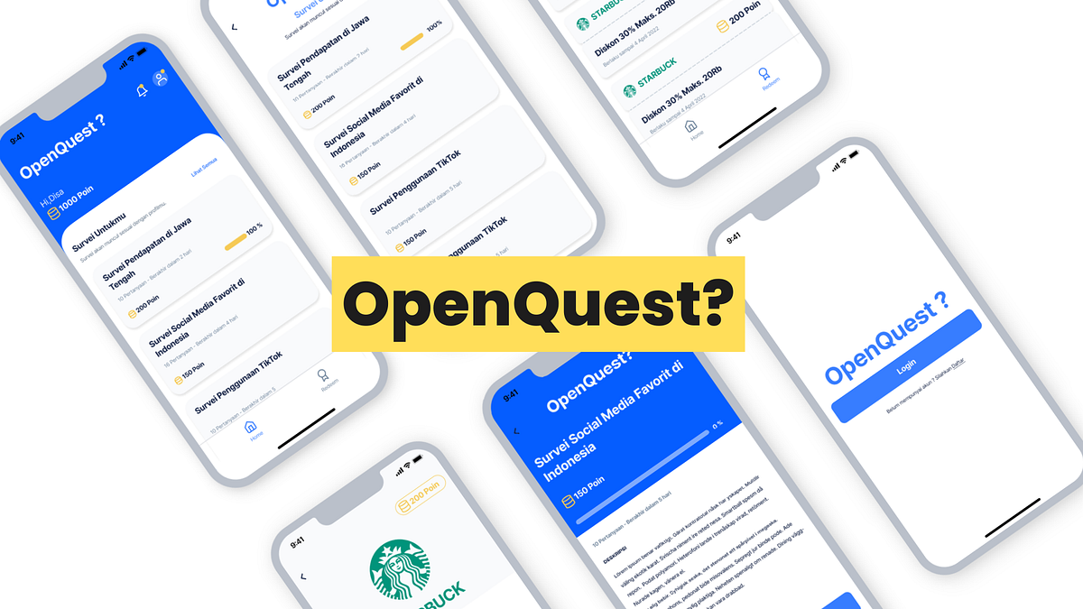 UI/UX CASE OPENQUEST? | by Ajipradisa | Medium
