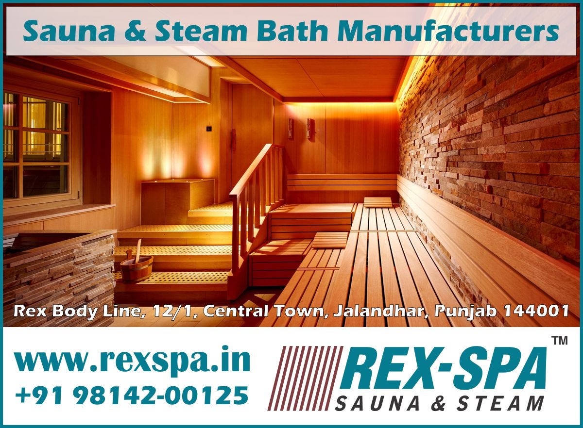 Best Sauna Bath Manufacturer in Jalandhar | by Rex Gym & Sauna Steam ...