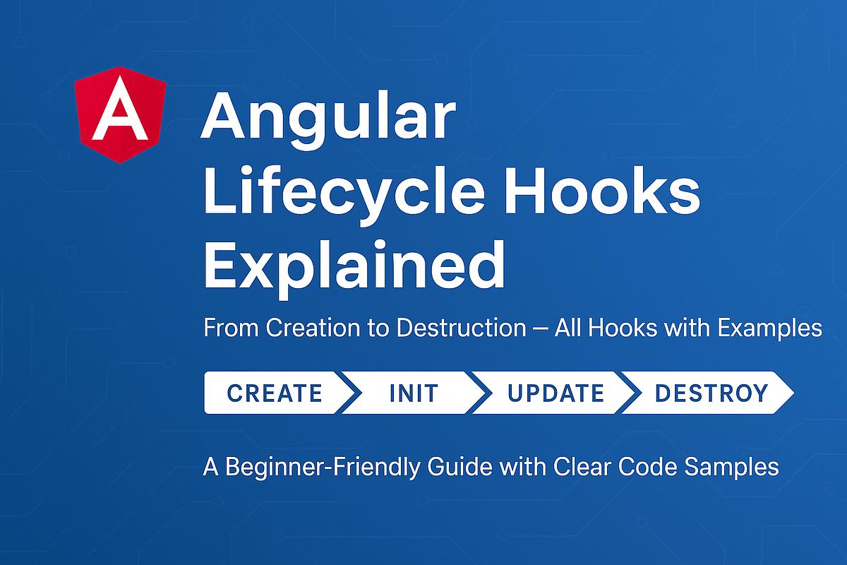 Angular Lifecycle Hooks Explained with Examples | Guide | Stackademic