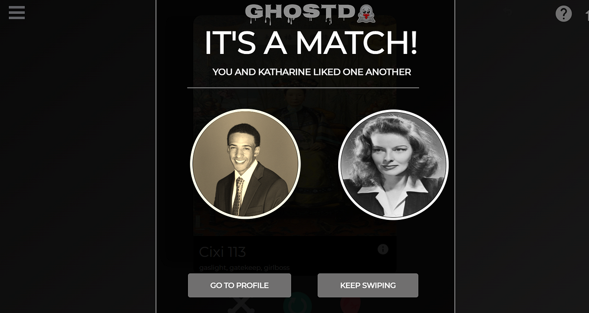 Ghostd: Discovering Backend Development with a Dating App for Dead ...