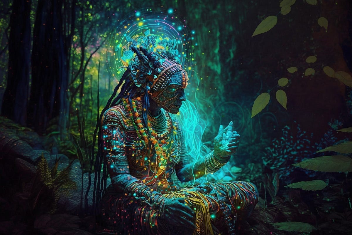 Living Mythology - Blue MorphoTours. Ayahuasca Retreats & Academy - Medium