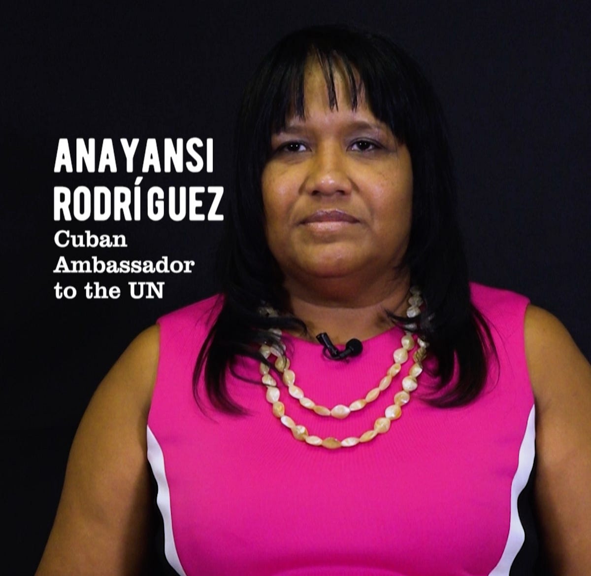 Anayansi Rodriguez: “Cuba came to the UN with a message of peace” | by ...