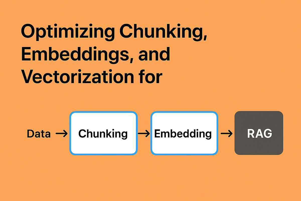 RAG Made Simple: Optimizing Chunking, Embeddings, and Vectors for Better AI Search | by Jainit ...