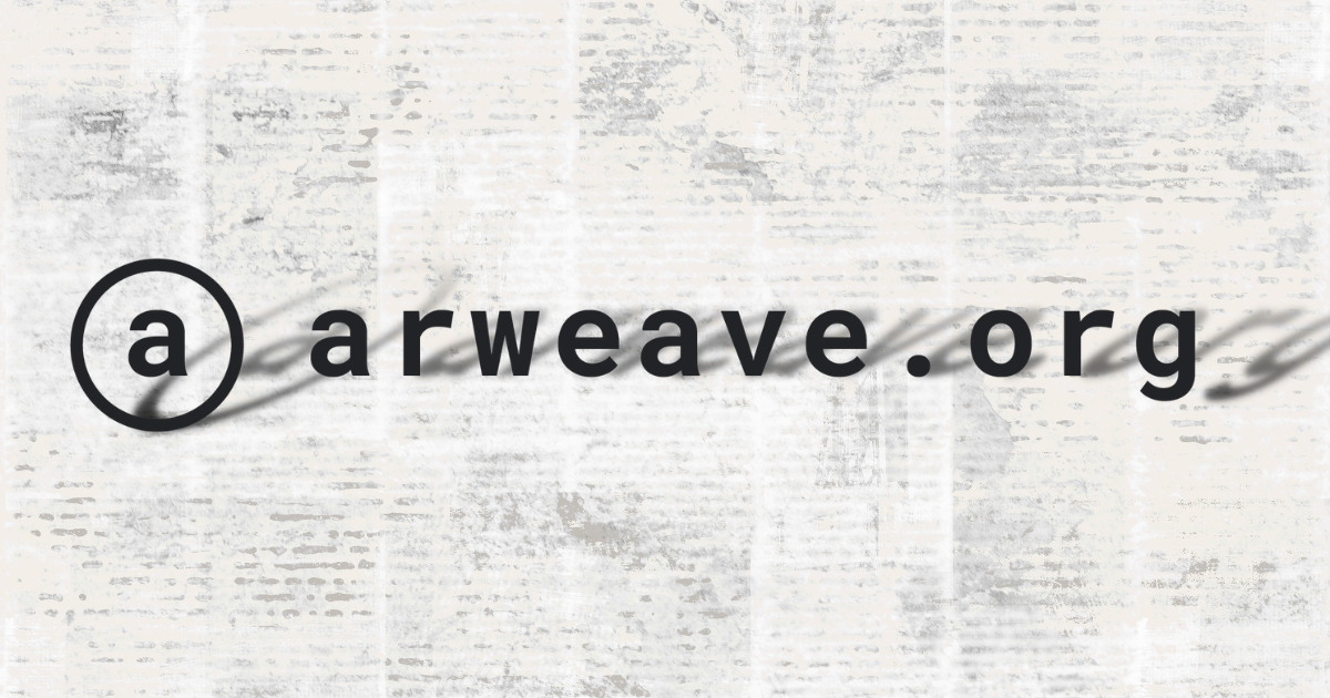 Quick Guide about Arweave (AR) and Its Decentralized Storage Network ...