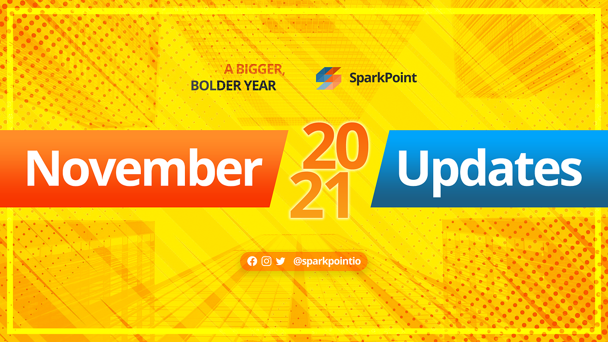 SparkPoint Updates #26: November 2021 | by Drei Bongalos | theEcosystem ...