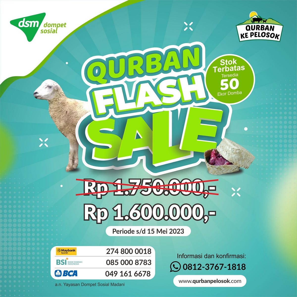 Qurban Sapi Dompet Sosial - tempat QurbanDSM - Medium
