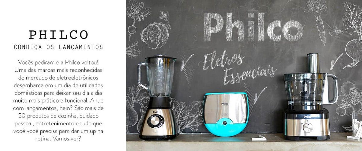 #WW Philco — Eletros essenciais. Conteúdo sobre a marca Philco criado ...
