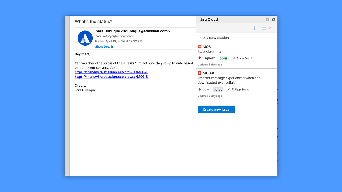 Outlook + Jira: A match made in productivity heaven | by Trevor ...