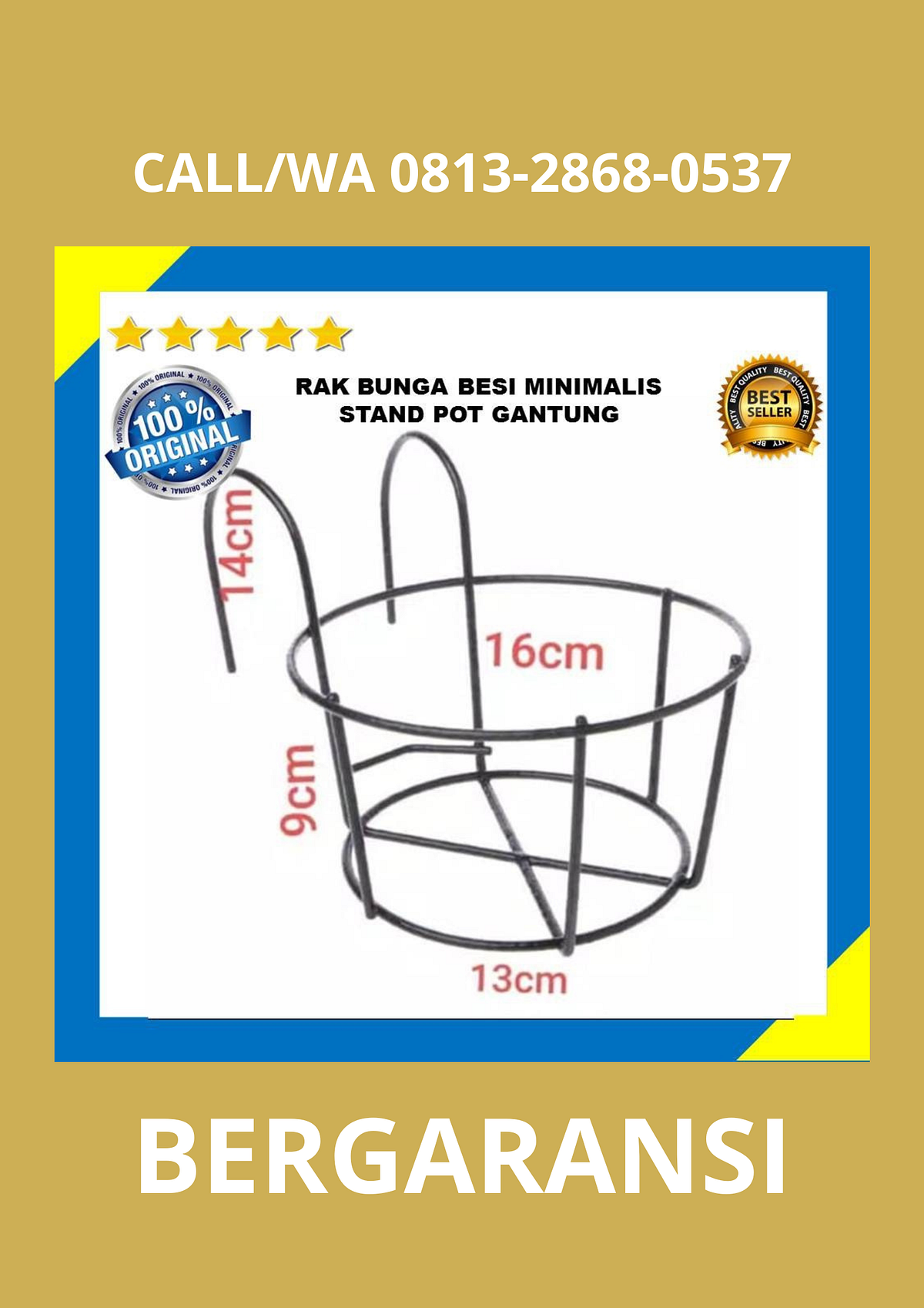TERUNIK , CALL/WA 0813–2868–0537, Rak Bunga Balkon Besi Dinding Pagar ...