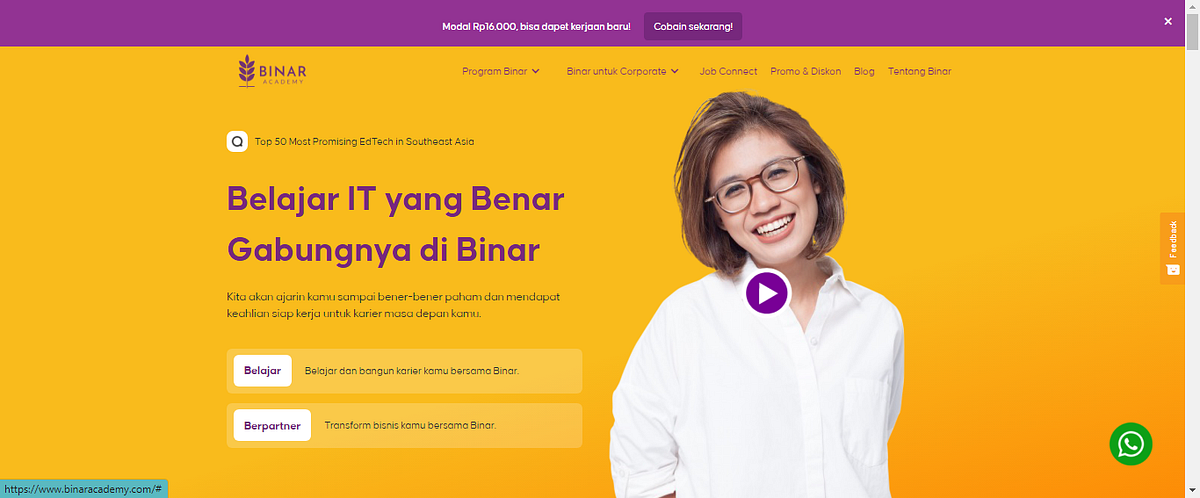 Review Binar Academy — pengalaman selama mengikuti Binar Academy ...
